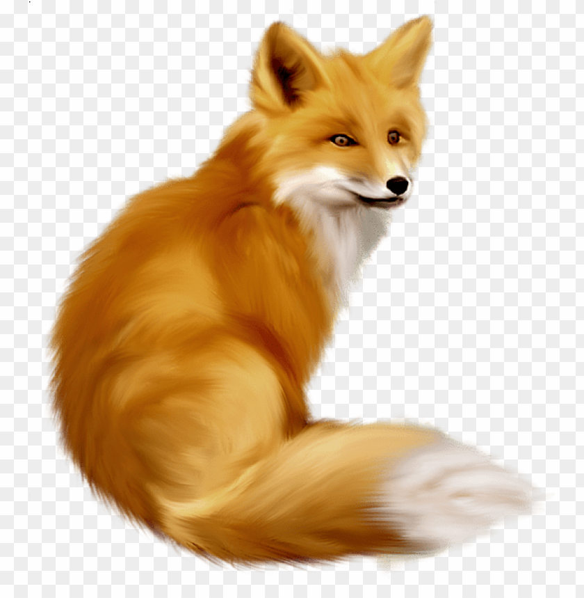 Free download | HD PNG painted fox | TOPpng