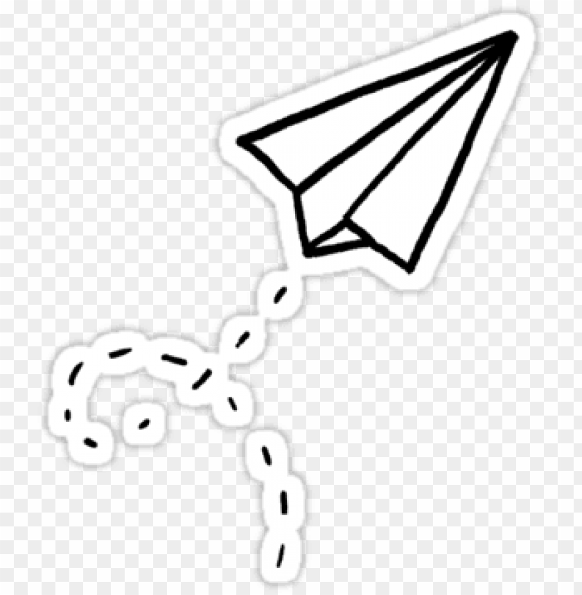 Free download | HD PNG paper airplane sticker PNG image with ...