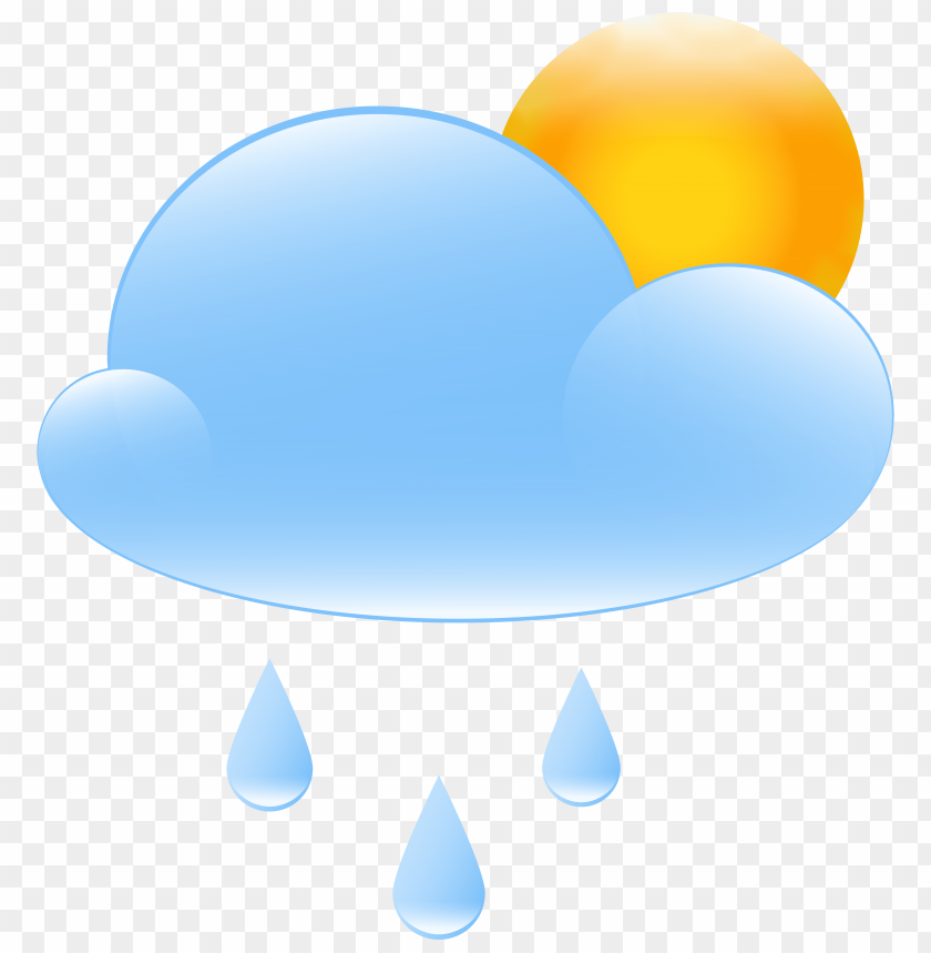 Free download | HD PNG partly cloudy with sun and rain png clipart png ...