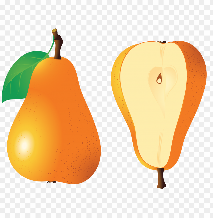 Free download | HD PNG pear half illustration clipart clipart png photo ...
