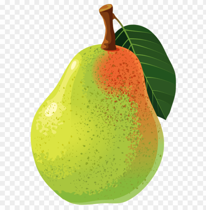 Free download | HD PNG green pear with natural dotted texture | TOPpng