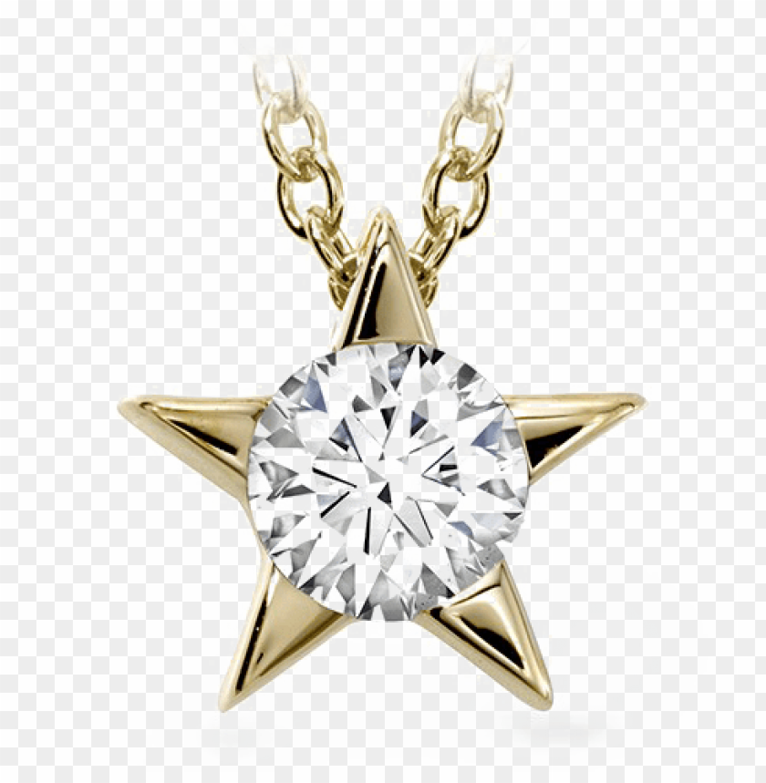 Free download | HD PNG star shaped gold pendant with diamond in the ...