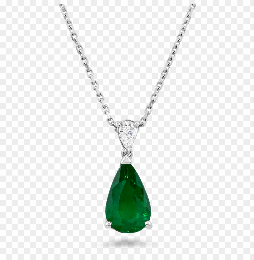 Free download | HD PNG gold necklace with emerald teardrop pendant png ...