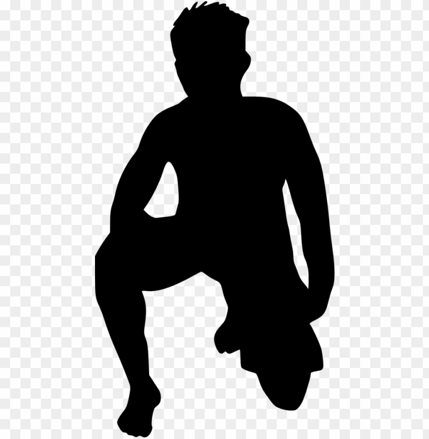 Free download | HD PNG Transparent silhouette of a person crouching ...