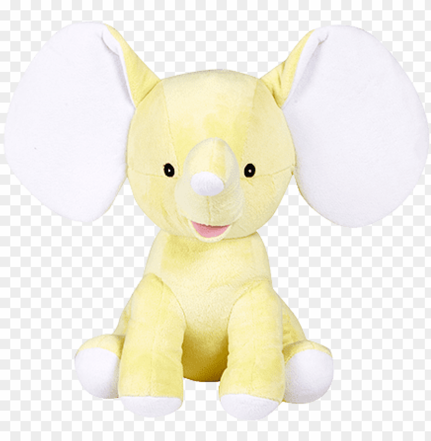 Free download | HD PNG personalized stuffed yellow elephant with ...