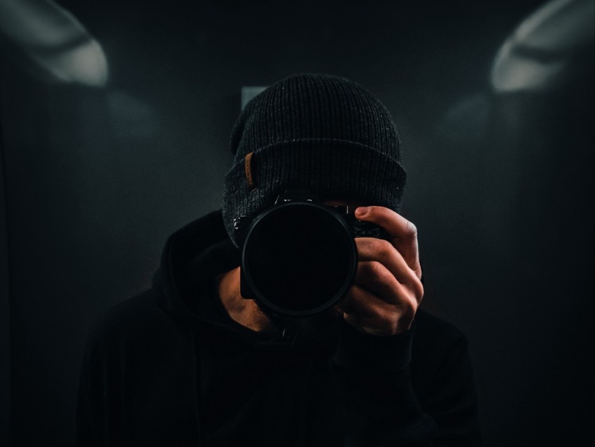 Free download | HD PNG photographer camera dark black 4k wallpaper | TOPpng