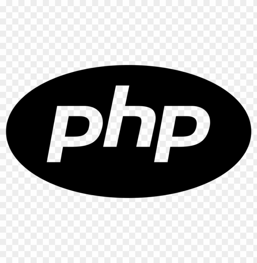 Free download | HD PNG php black glossy logo png | TOPpng