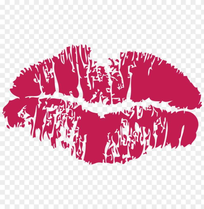 Free download | HD PNG pink kiss print png png images background ...