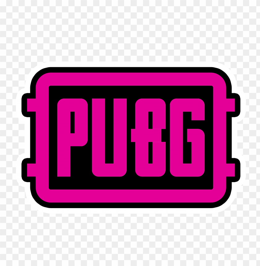 Free download | HD PNG pink pubg logo stickers PNG transparent with ...