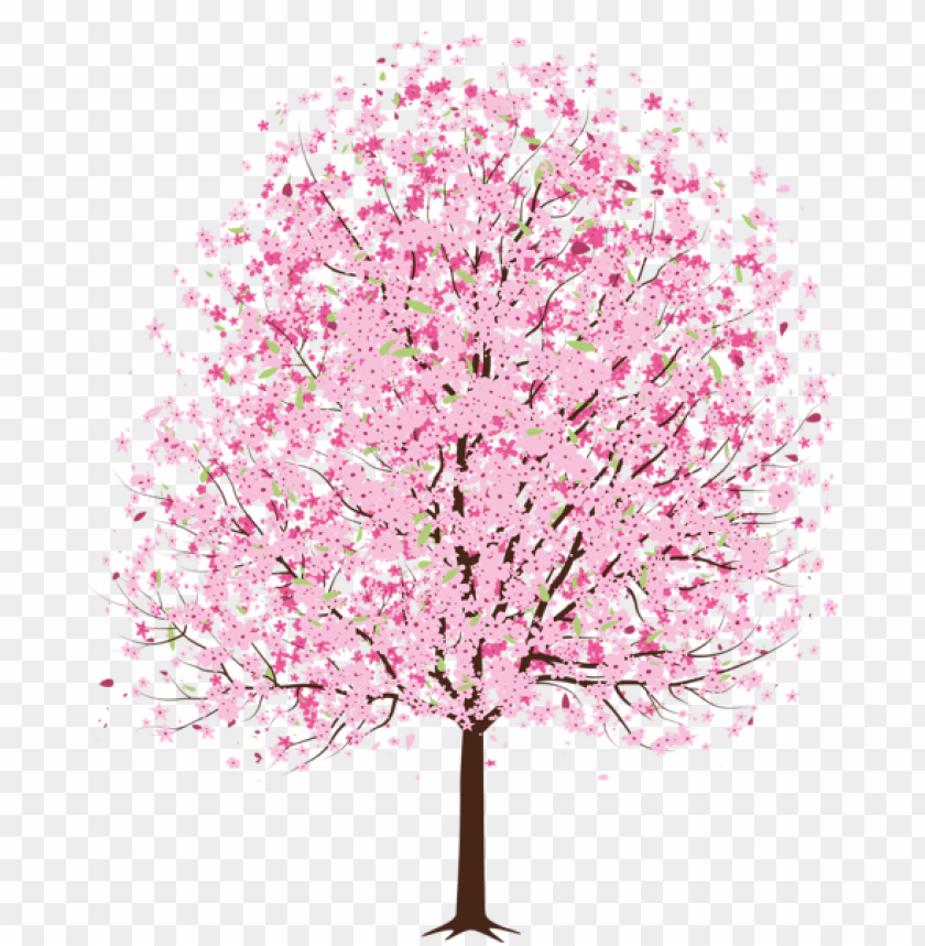 Free download | HD PNG PNG image of pink spring deco tree with a clear ...