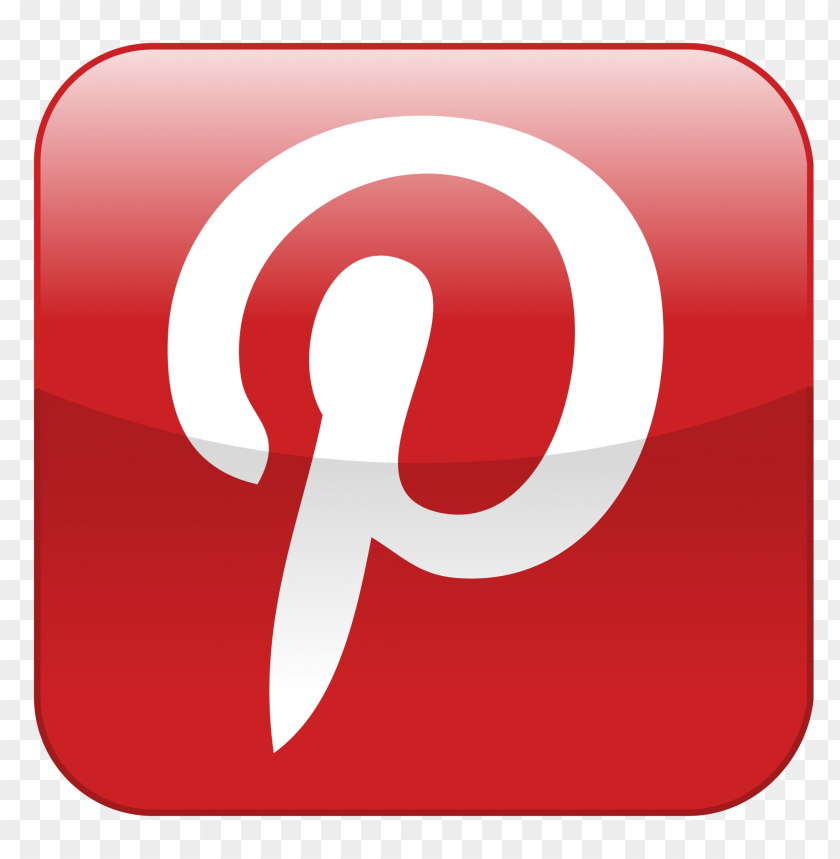 Free download | HD PNG pinterest glossy red square png | TOPpng