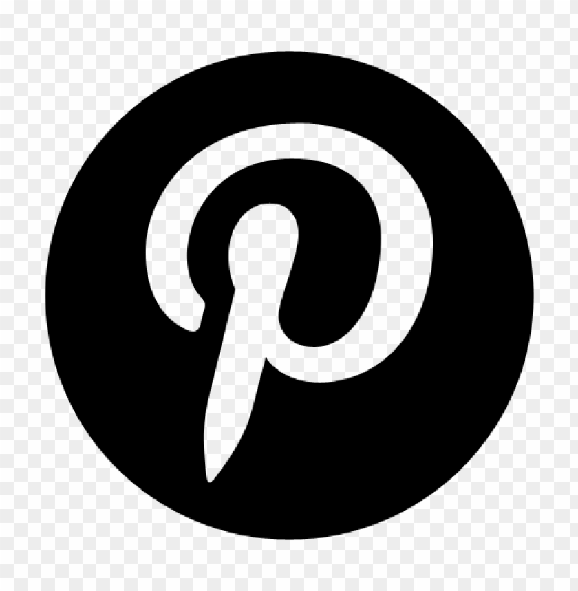 Free download | HD PNG pinterest black border logo png | TOPpng