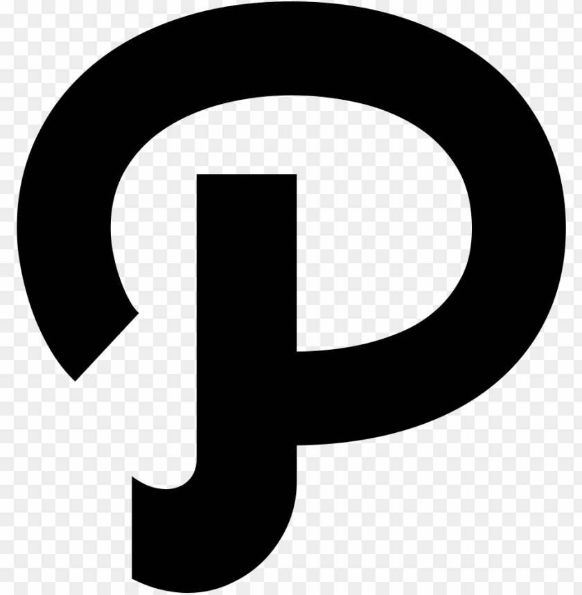Free download | HD PNG pinterest black and white letter p png | TOPpng