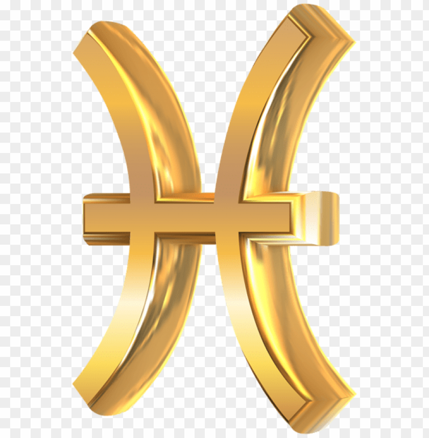 Free download | HD PNG pisces 3d gold zodiac sign clipart png photo ...