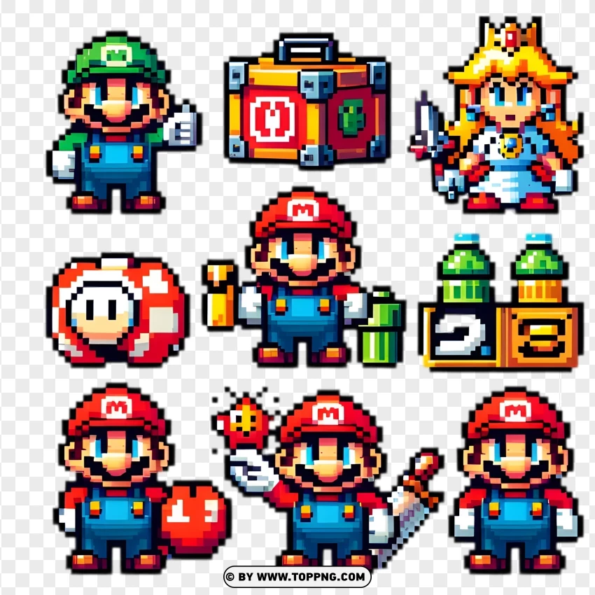 Smb3 Luigi Sheet Super Mario Bros 3 Luigi Sprite ...