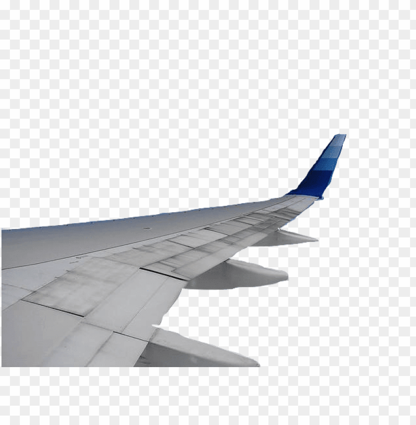 Free download | HD PNG Transparent PNG image Of airplane wing with blue ...