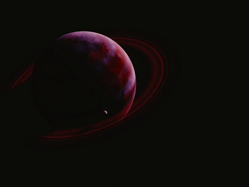Free download | HD PNG planet ring satellite dark space 4k wallpaper ...