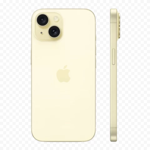 Free download | HD PNG png apple iphone 15 plus yellow back and side ...