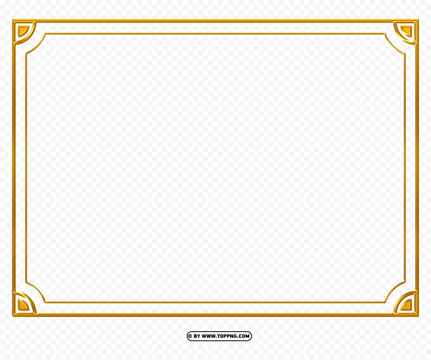 Free download | HD PNG png frame border golden free download - Image ID ...