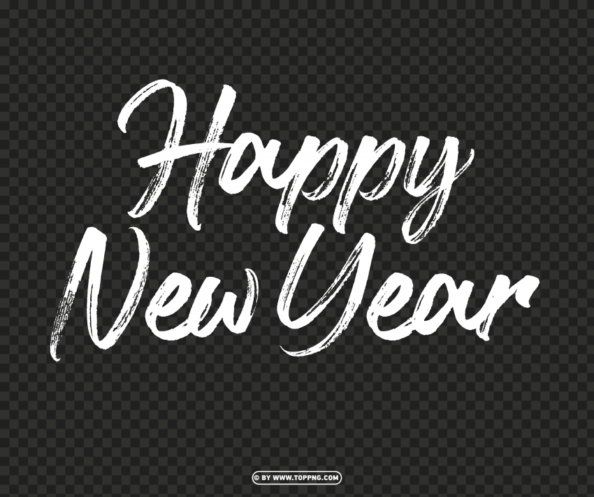 Free download | HD PNG png happy new year white typography text - Image ...