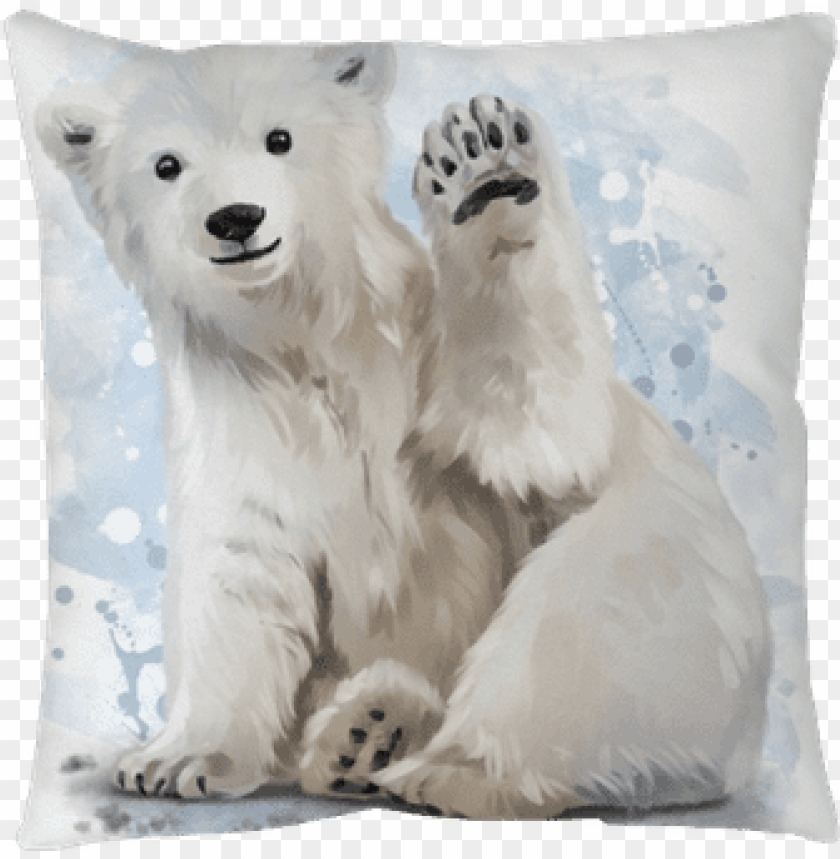 Free download | HD PNG polar bear watercolor painting PNG transparent ...