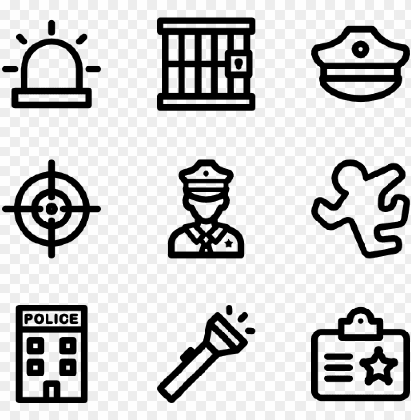 Free download | HD PNG police lineal 30 icons story icon png - Free PNG ...