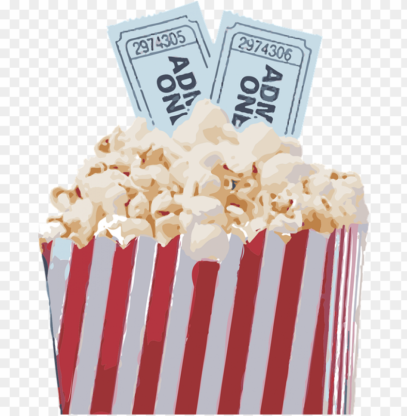 Free download | HD PNG overflowing popcorn in a red container PNG ...