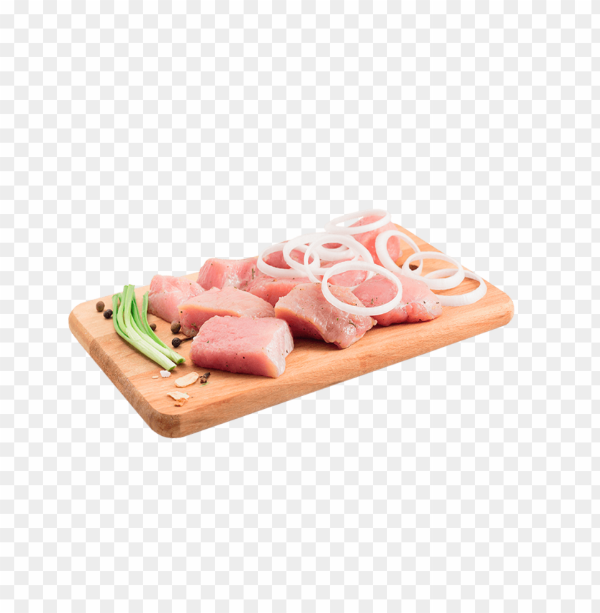 Free download | HD PNG thin slices of ham on a cutting board PNG images ...