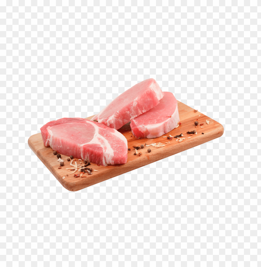 Free download | HD PNG thin pork slices on a wooden board PNG images ...