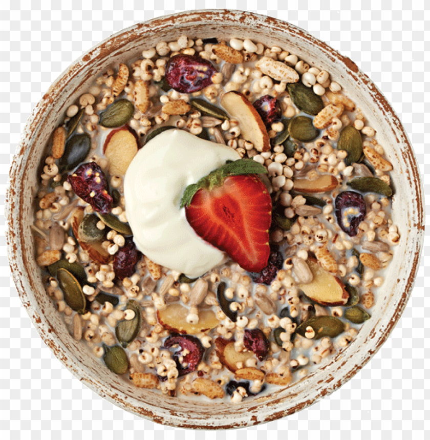 Free download | HD PNG bowl of oatmeal with strawberries and ...