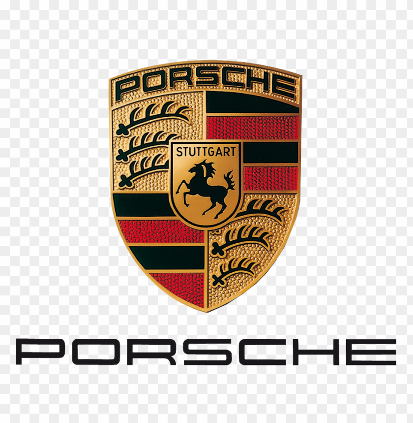 Free download | HD PNG porsche logo text with emblem png | TOPpng