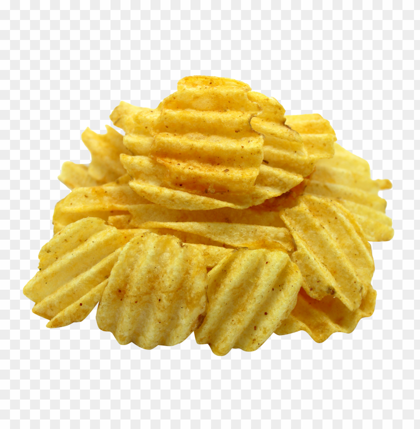 Free download | HD PNG golden ridge cut potato chips in a stack PNG ...