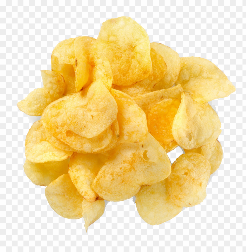 Free download | HD PNG golden potato chips in a round shape PNG images ...