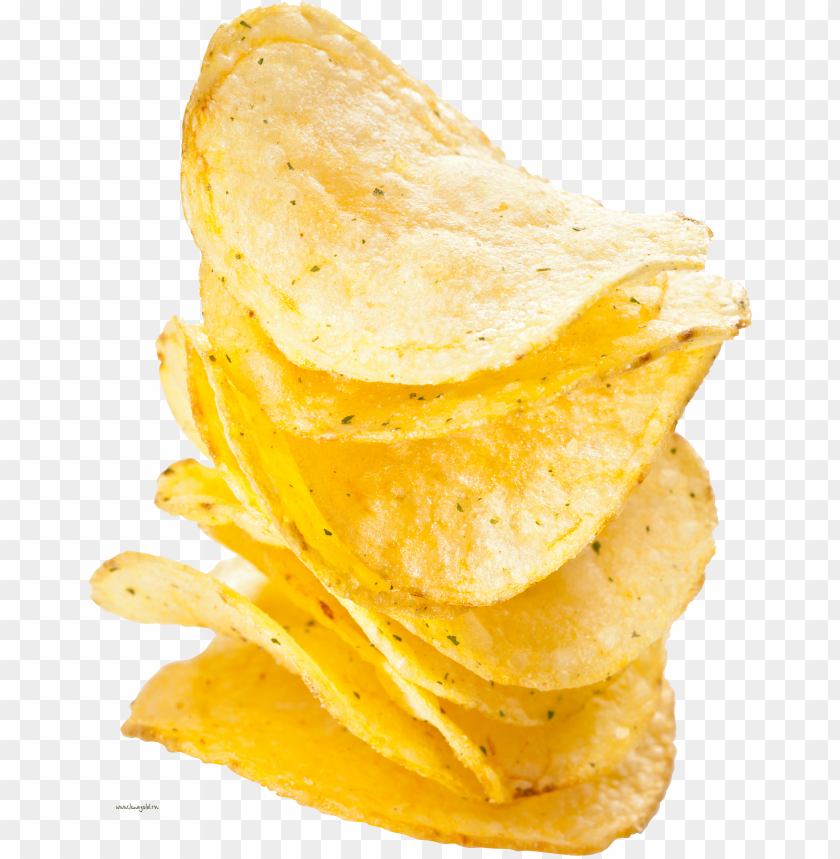 Free download | HD PNG stacked golden potato chips with a wavy design ...