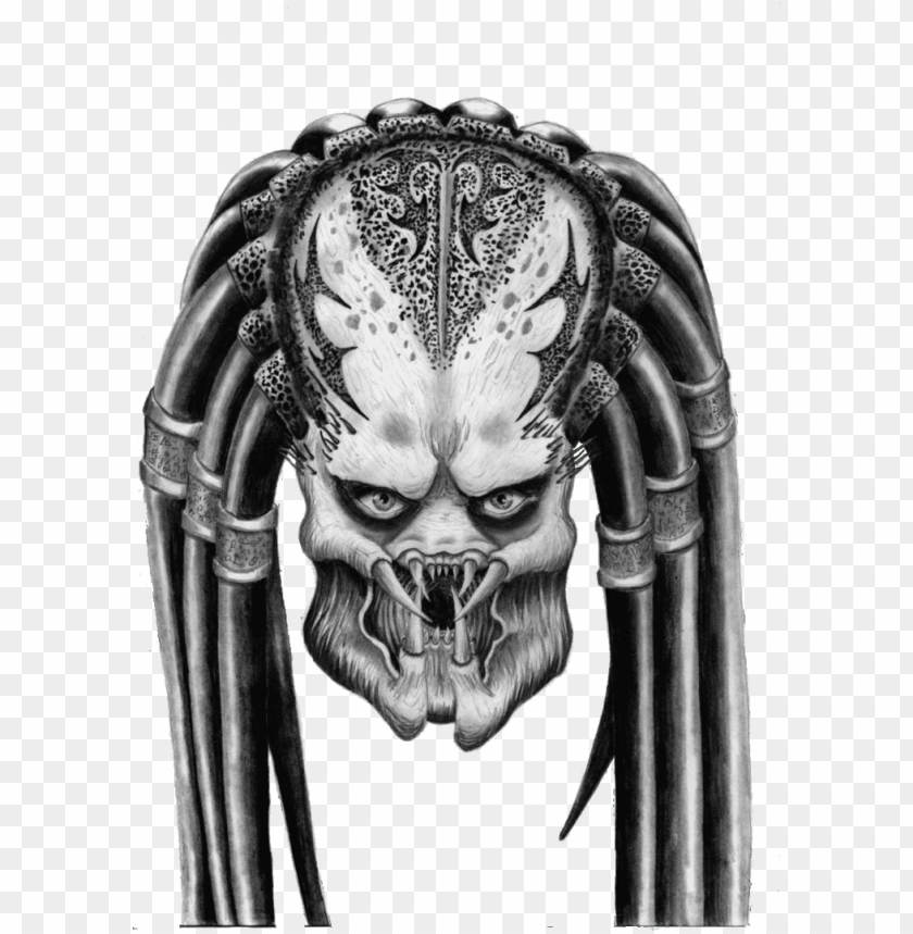 Free download | HD PNG predator face design png clipart png photo ...