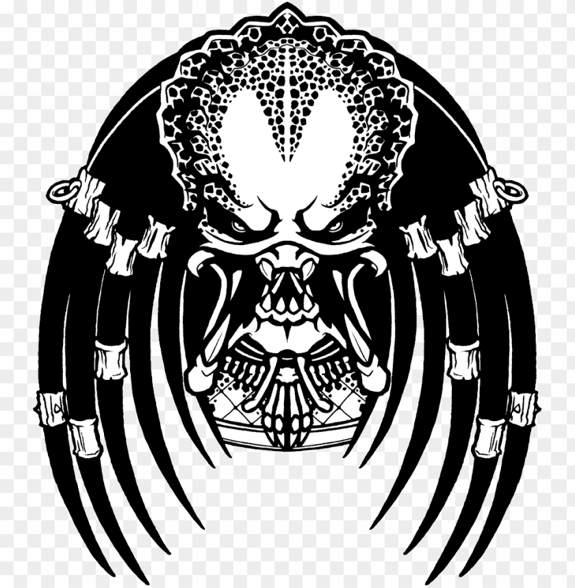 Free download | HD PNG predator skull art png clipart png photo - 21066 ...