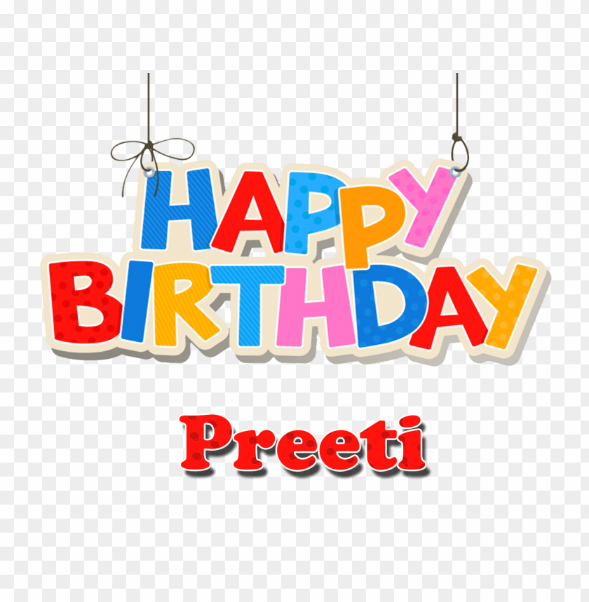 Free download | HD PNG preeti happy birthday balloons name png PNG ...