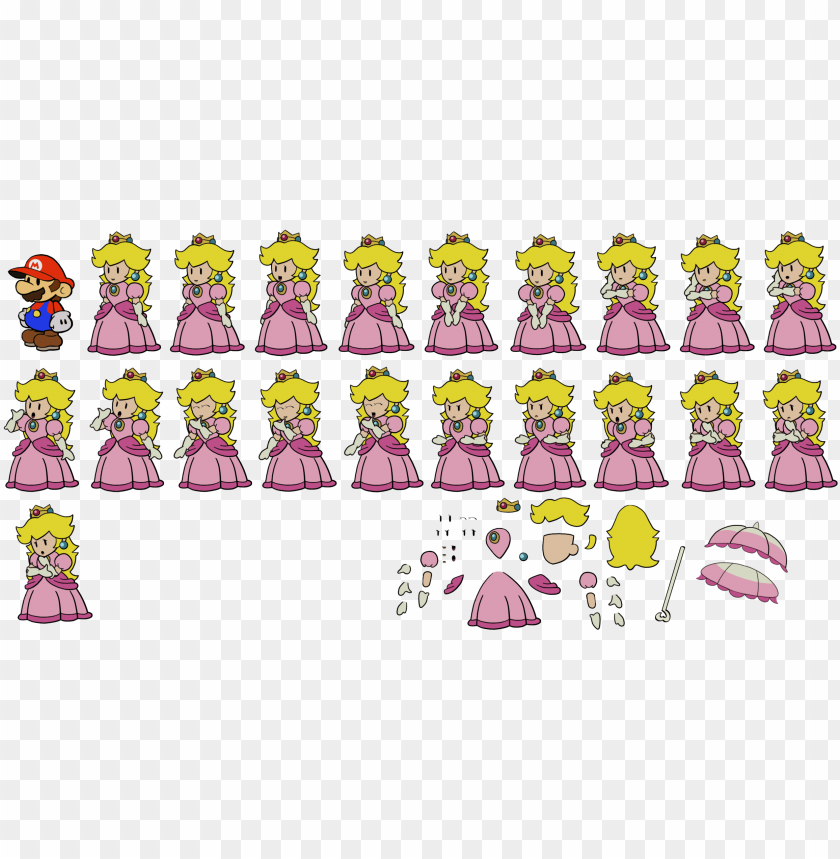 Free download | HD PNG princess peach paper mario PNG transparent with ...
