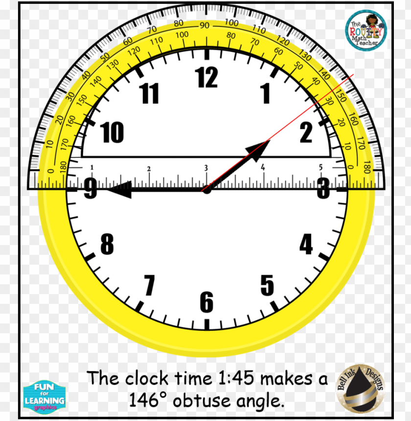 Free download | HD PNG protractor on a clock PNG transparent with Clear ...