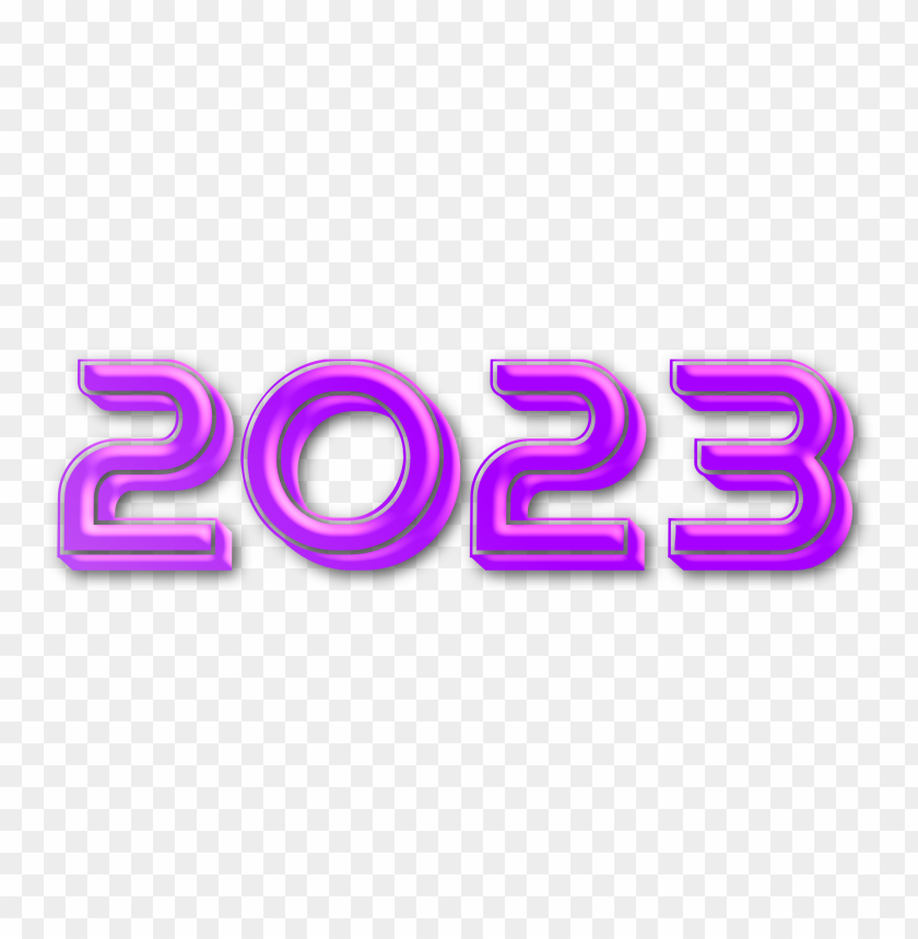 Free download | HD PNG purple 2023 glossy text logo transparent ...