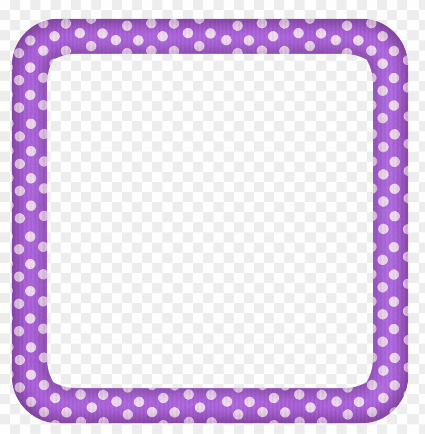Free download | HD PNG purple large transparent dotted photo frame ...
