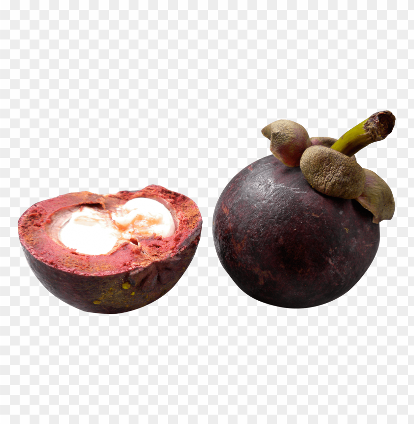 Free download | HD PNG mangosteen half with white pulp transparent | TOPpng