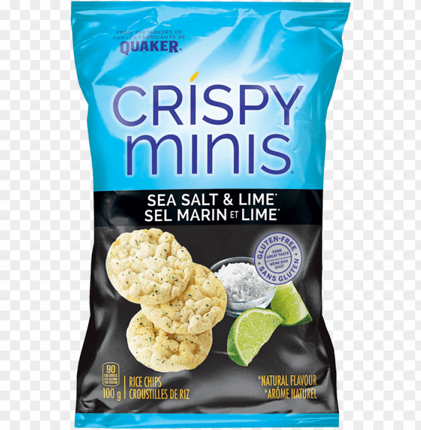 Free download | HD PNG quaker crispy minis sea salt lime flavour rice ...