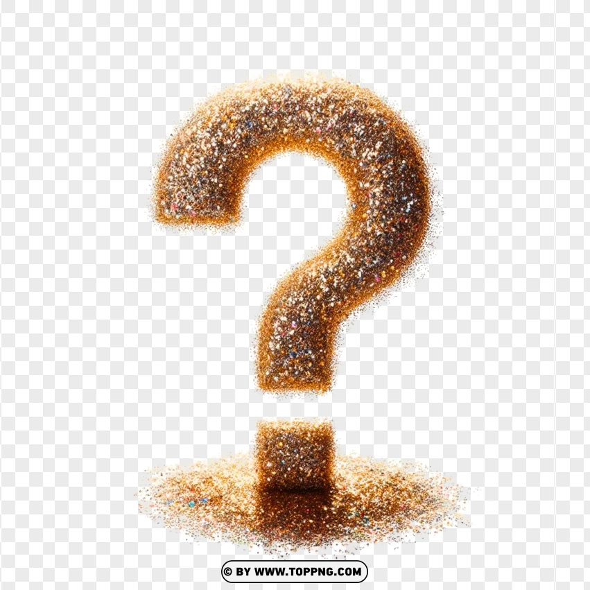 Gold Question Mark Clipart Background free PNG | TOPpng