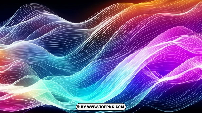 Free download | HD PNG radiant dynamic waves in motion 4k wallpaper ...