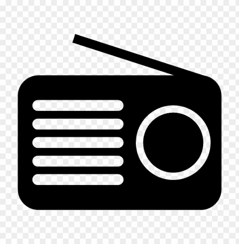 Free download | HD PNG minimalist black radio icon png clipart png ...