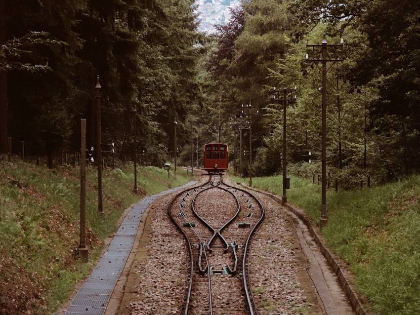 Free download | HD PNG railroad rails train trees nature 4k wallpaper ...