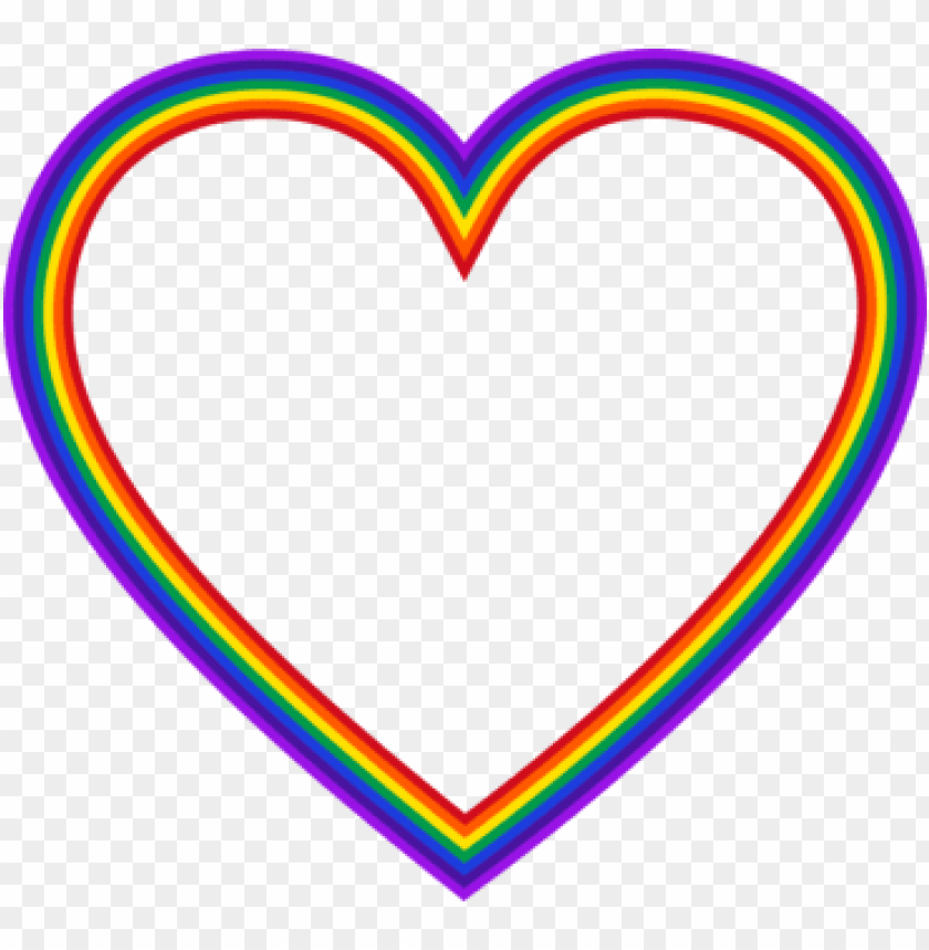 Free download | HD PNG rainbow heart color computer icons rainbow heart ...