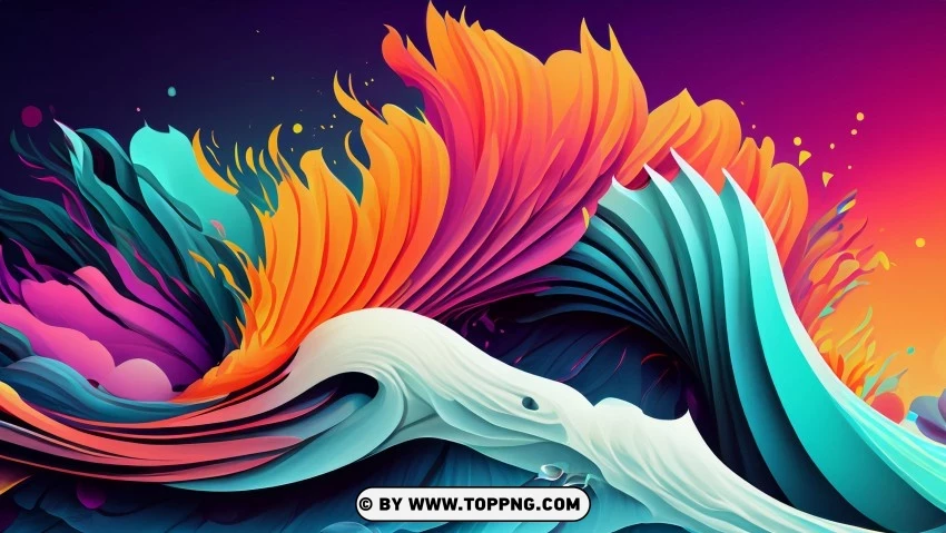 Free download | HD PNG rainbow ripples abstract illustration - Image ID ...