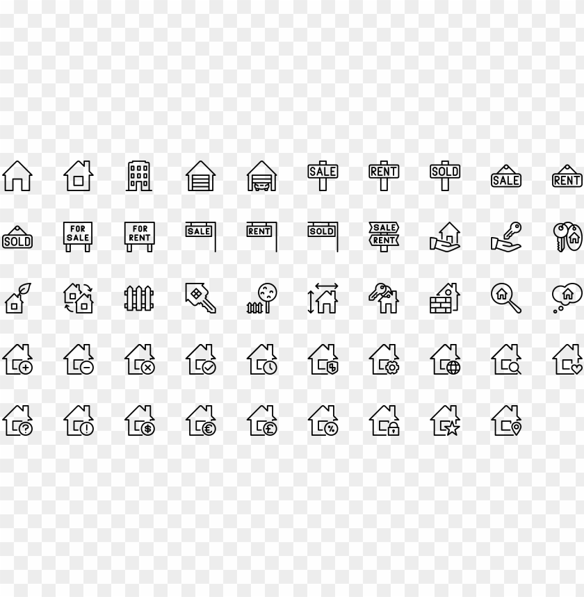 Free download | HD PNG real estate for sale icons PNG transparent with ...